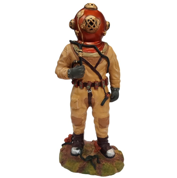 Hand Painted Mark V Commercial Diver 8" Statue Replica – House of Scuba