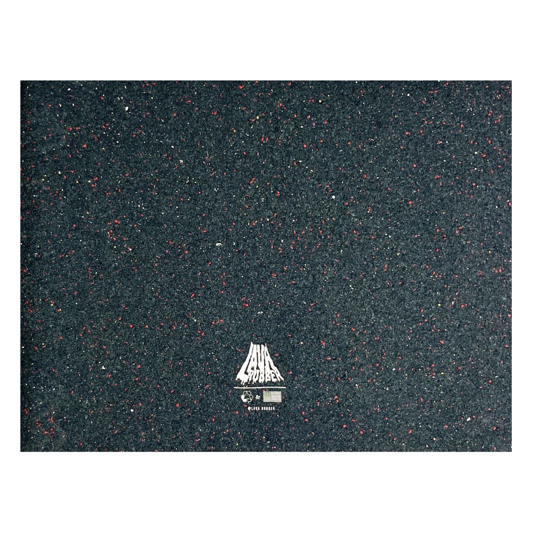 Lava Rubber Upcycled Rubber Changing Mat With House of Scuba Logo