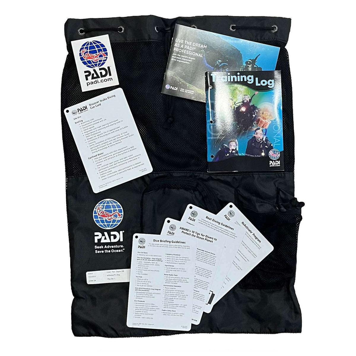 Padi Divemaster Digital Crew-Pak W/ Slates Pro Bag – House of Scuba