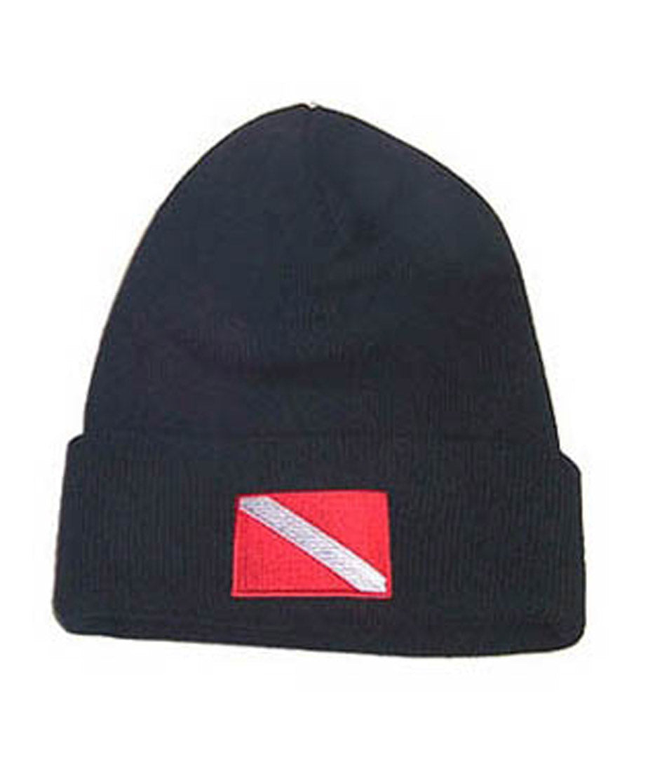 Scuba Dive Ski Cap Knit Hat - Beanie with Dive Flag Logo – House of Scuba