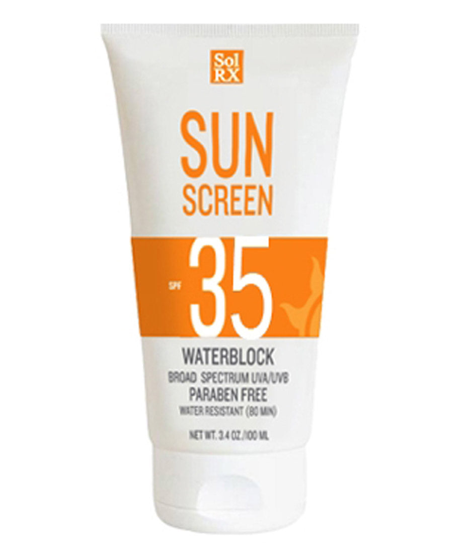 SolRX Waterblock Sunscreen SPF 35 Broad Spectrum UVA/UVB Wat – House of ...