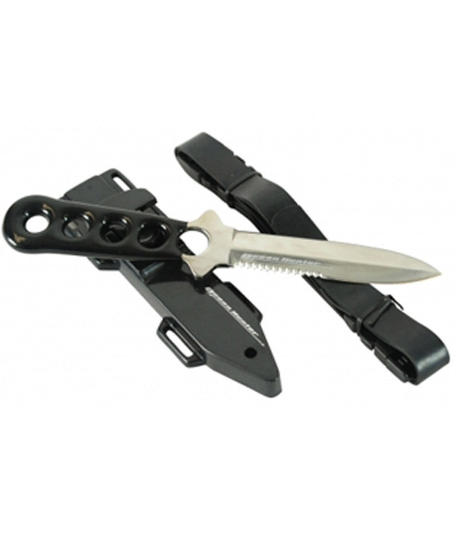Ocean Hunter RedBack Knife Double Sided Dagger with Sheath – House of Scuba